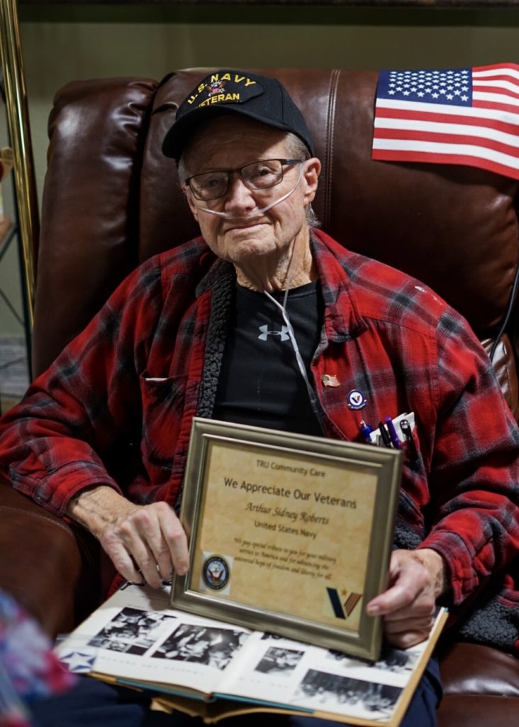 Veteran Pinning - Arthur Sidney Roberts