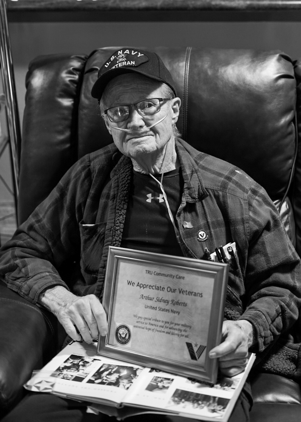 Veteran Pinning - Arthur Sidney Roberts